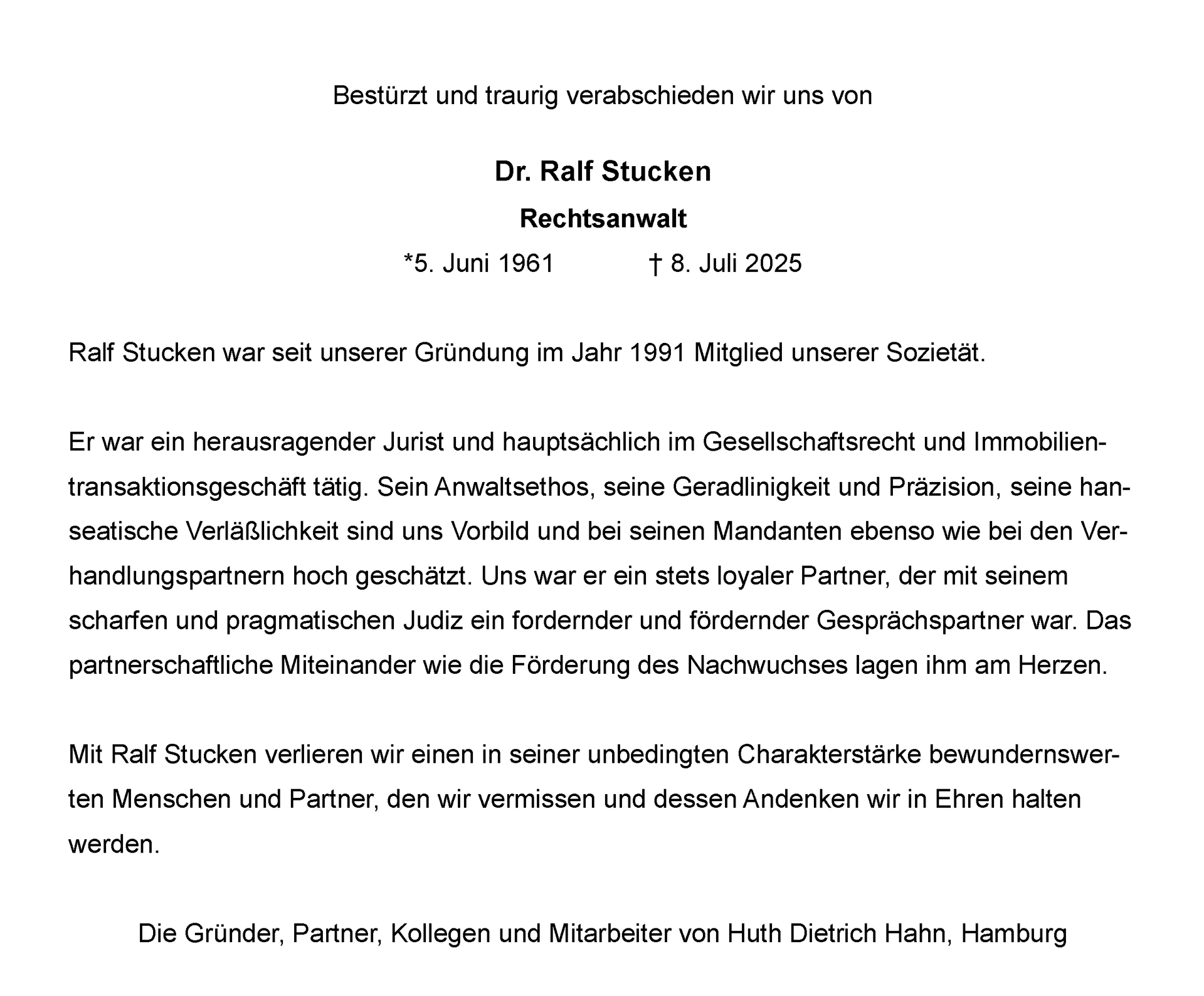 Rechtsanwälte – HDH